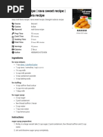 Champakali Sweet Recipe Guide | PDF