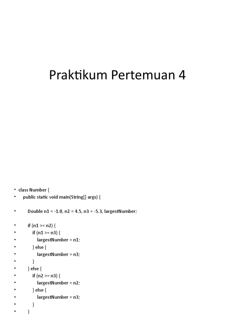 Materi Pertemuan 4 Prak. Alg Dan Struktur Data | PDF | Computer Programming | Software Development