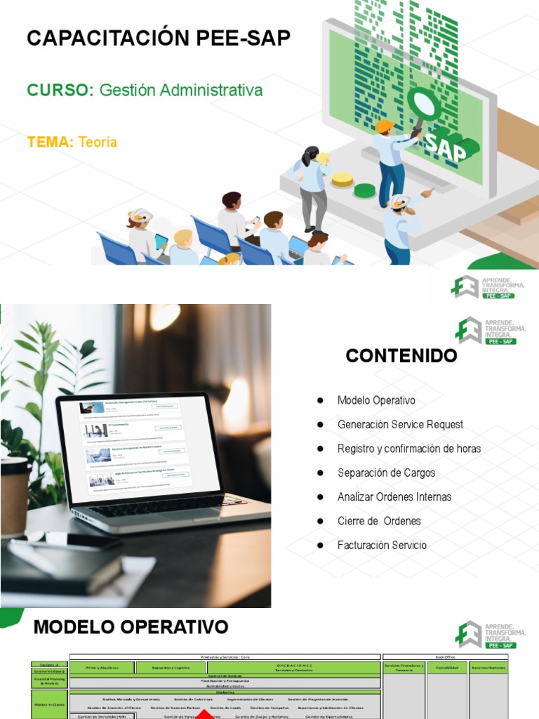 Capacitación PEE-SAP: Gestión Admin | PDF | Business