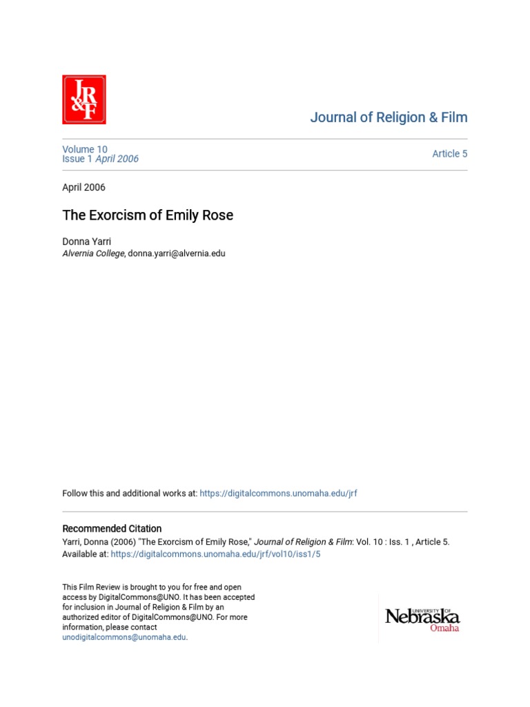 The Exorcism of Emily Rose | PDF | Exorcism | Demons