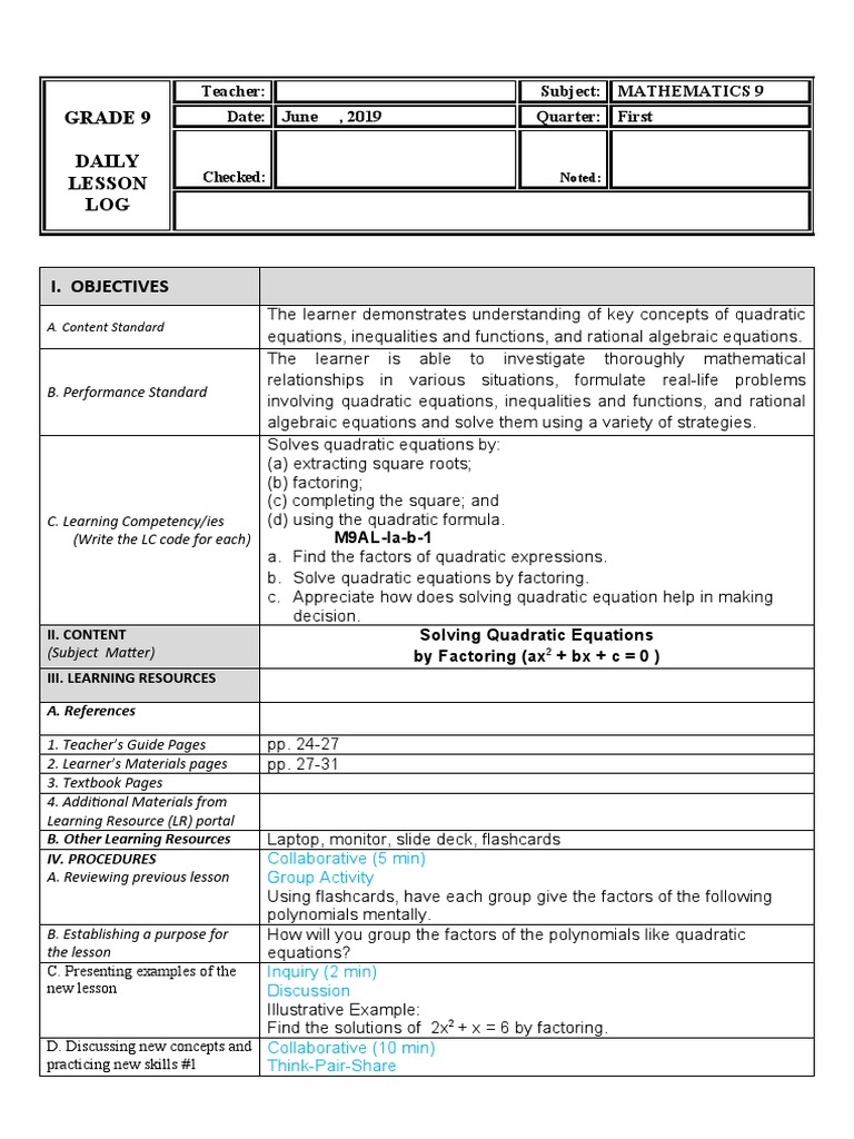 Z 5 DLL Factoring | PDF | Quadratic Equation | Factorization