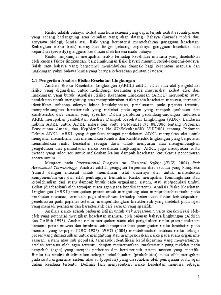 Analisis Resiko | PDF