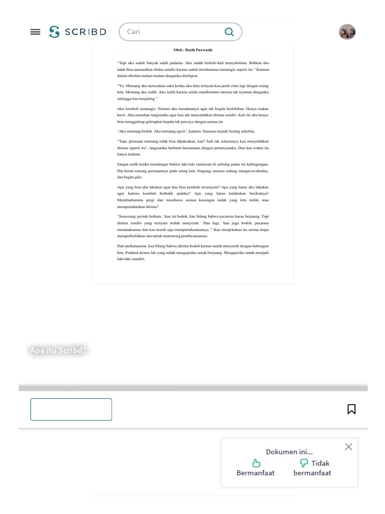 Cerpen 3 Lembar Pdf Pdf