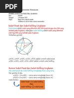 Soal Lingkaran (Busur, Juring, Tembereng) | PDF