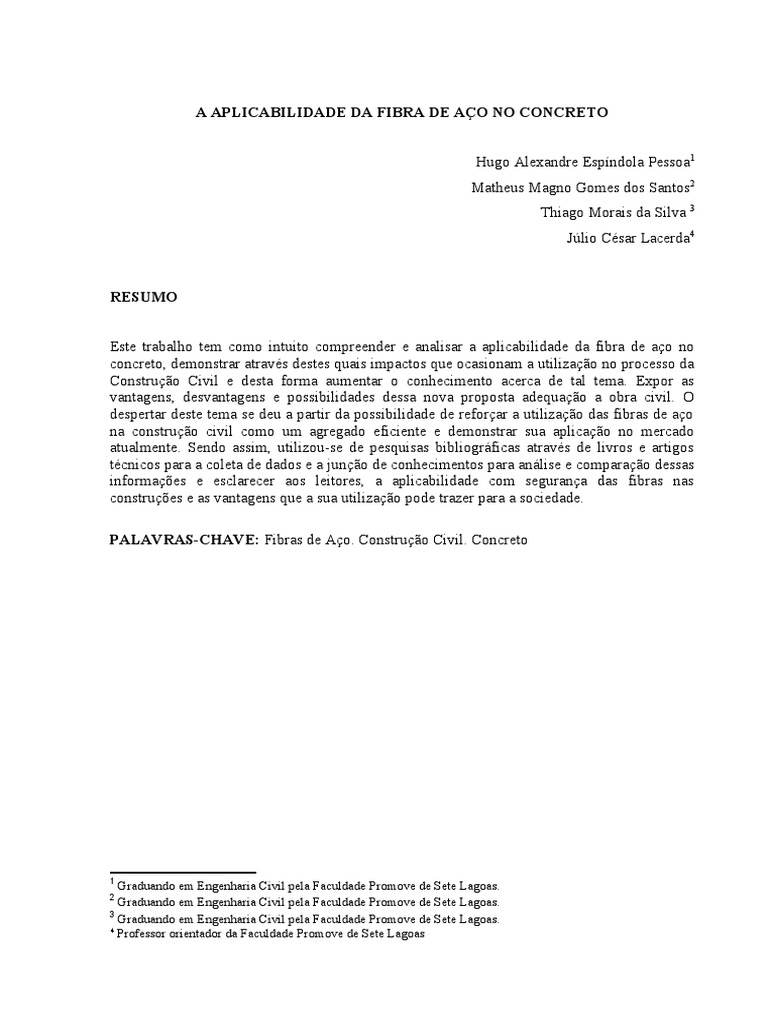 Tcc Engenharia Civil Pdf Aço Engenharia Civil