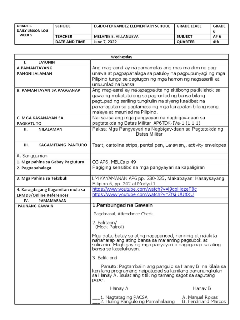 Cot Ap6 4th Quarter | PDF