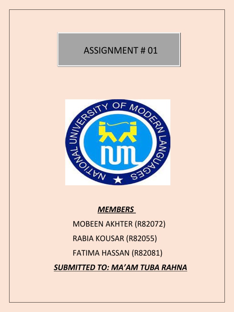 Gender Issues Assignment# 01 | PDF | Gender Studies | Gender