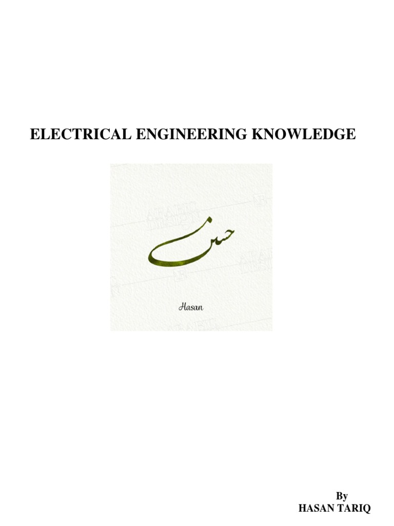 Electrical Knowledge | PDF | Electric Motor | Electromagnetic Induction