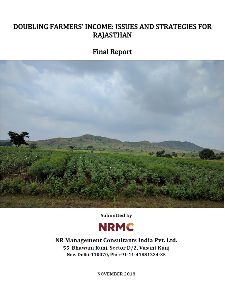 2304192712NABARD Rajasthan NRMC Final Report NOV2018-Final | PDF ...