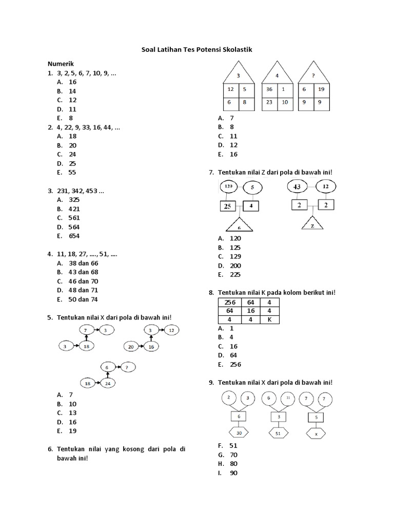 Soal Latihan Numerik | PDF