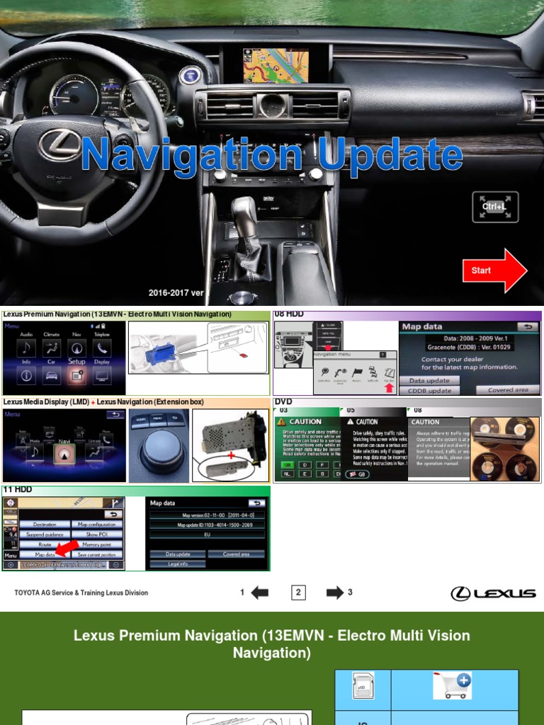 Lexus Navigation Update Guide | PDF | Lexus | Cars Of Japan