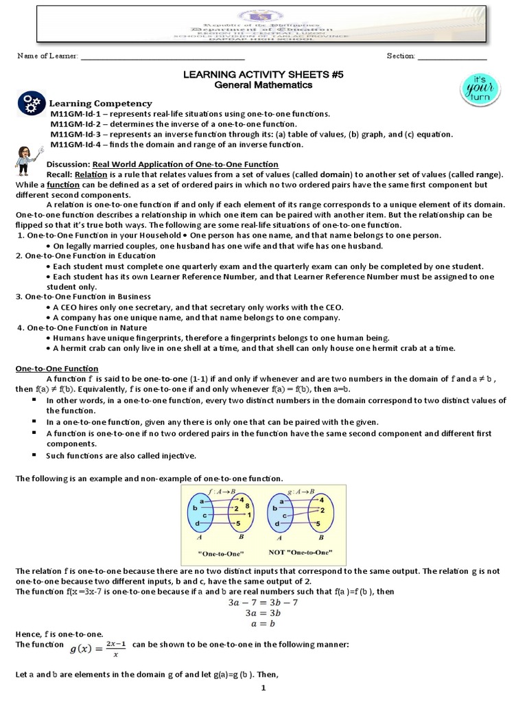Week 5 | PDF | Function (Mathematics) | Mathematical Analysis