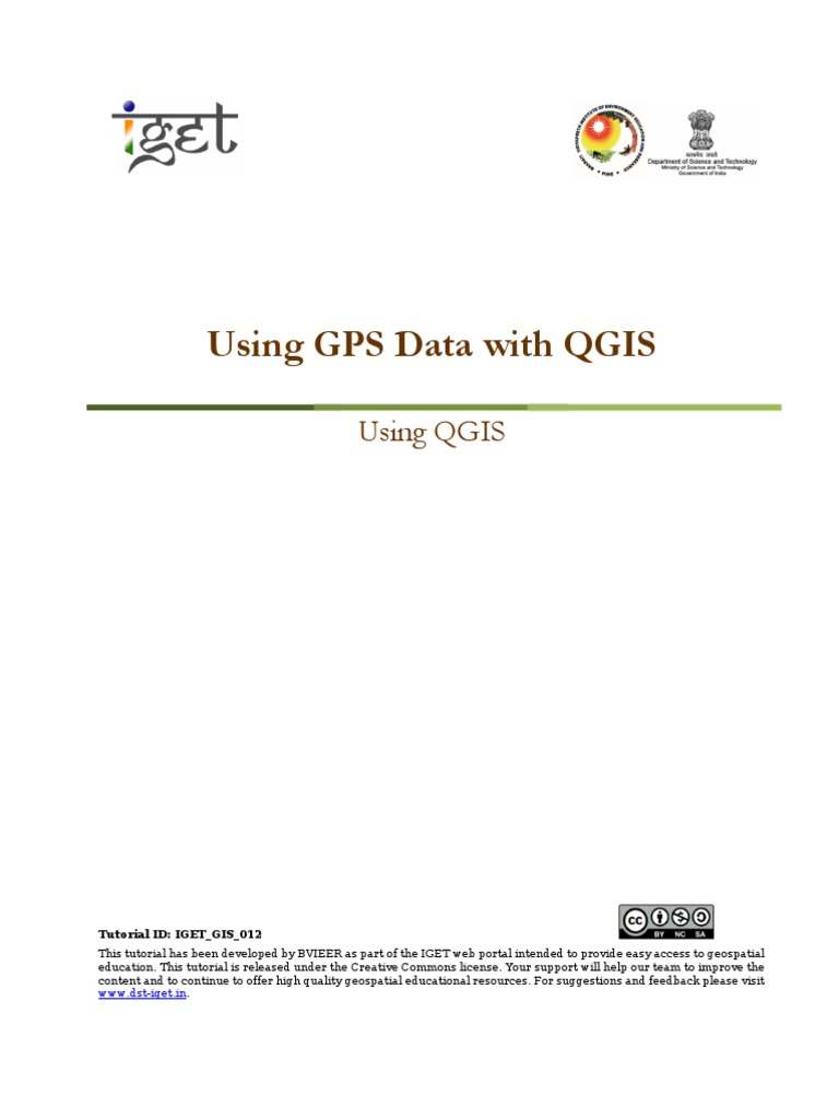 Using GPS Data With Qgis | PDF | Graphical User Interfaces | Icon (Computing)