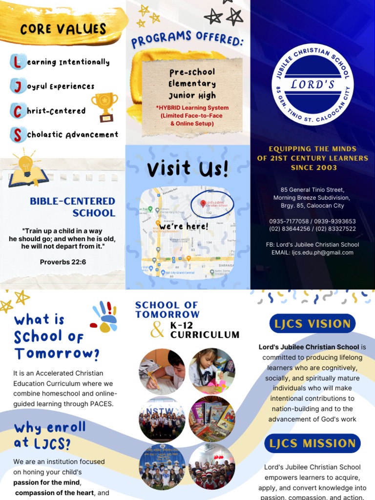 Ljcs Brochure Final | PDF | Learning | Psychology