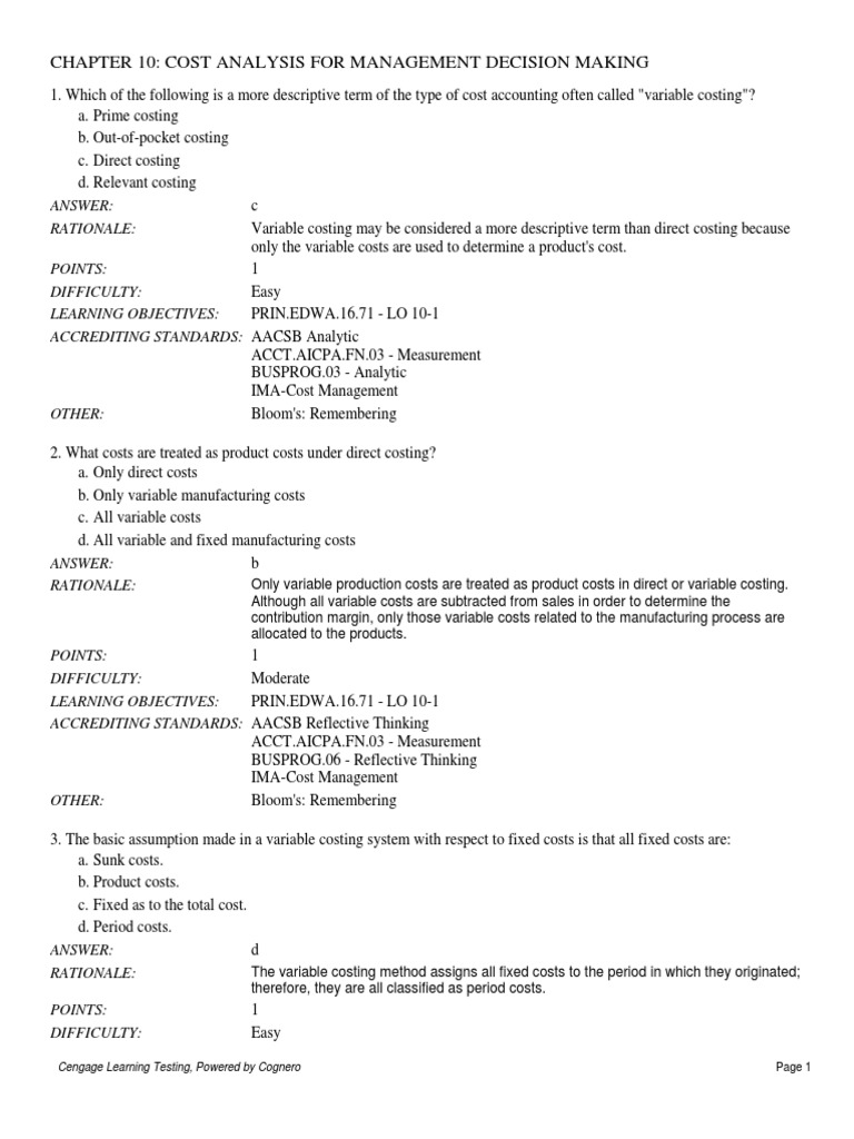 Vanderbeck 17e Chapter 10 Test Bank 2 | PDF | Cost Of Goods Sold ...