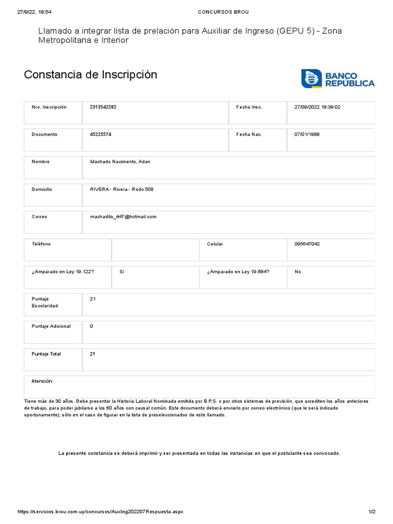 Concursos Brou | PDF