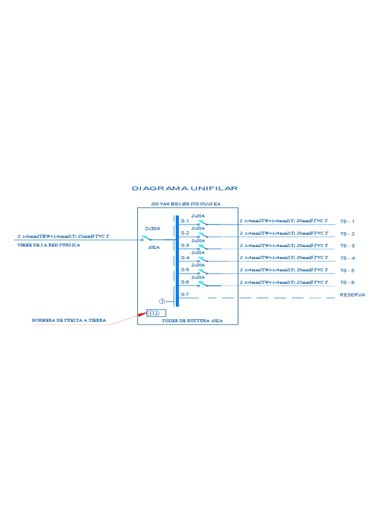 Diagrama Unifilar 1-Model | PDF