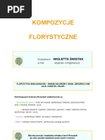 1 Rodzaje Kompozycji Florystycznych | PDF