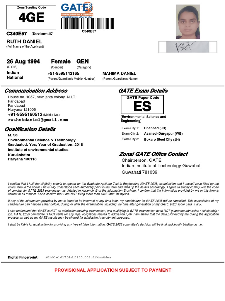 C340 E57 Application Form | PDF