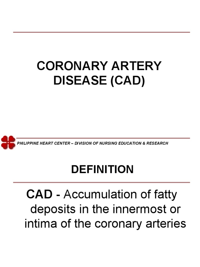 Coronary Artery Disease | PDF | Percutaneous Coronary Intervention ...