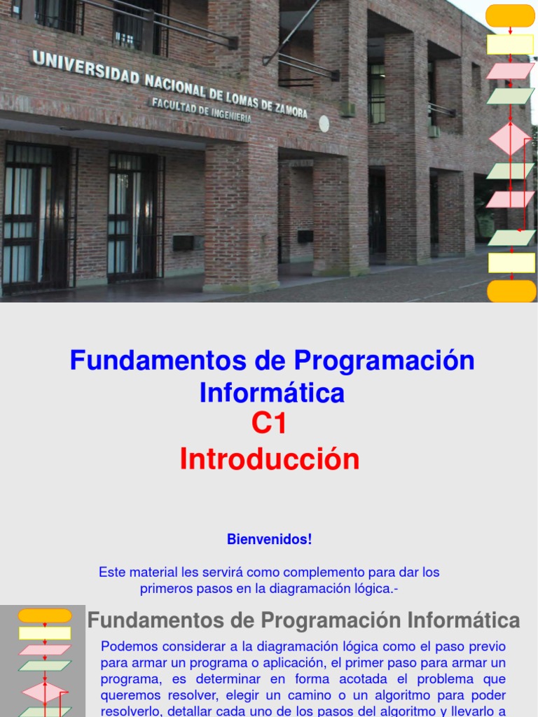 2 - Presentacion Unidad 1 - Introducción A La Programación | PDF | Algoritmos | Lenguaje de ...