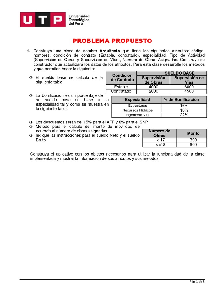 Problema Propuesto | PDF