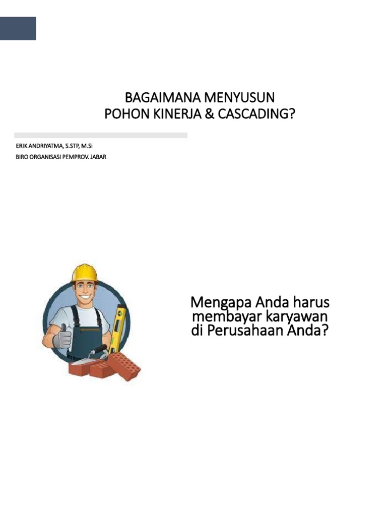 Perbedaan Pohon Kinerja dan Cascading | PDF