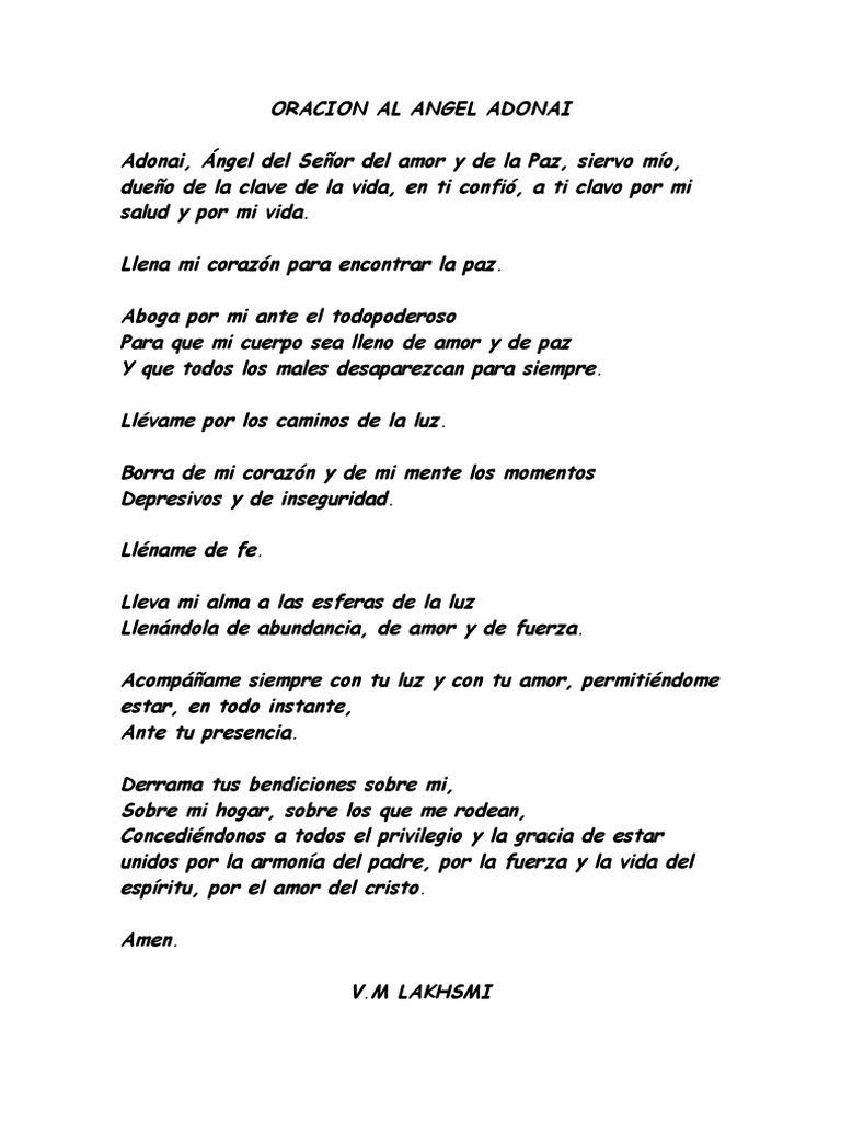 Angel Adonai | PDF