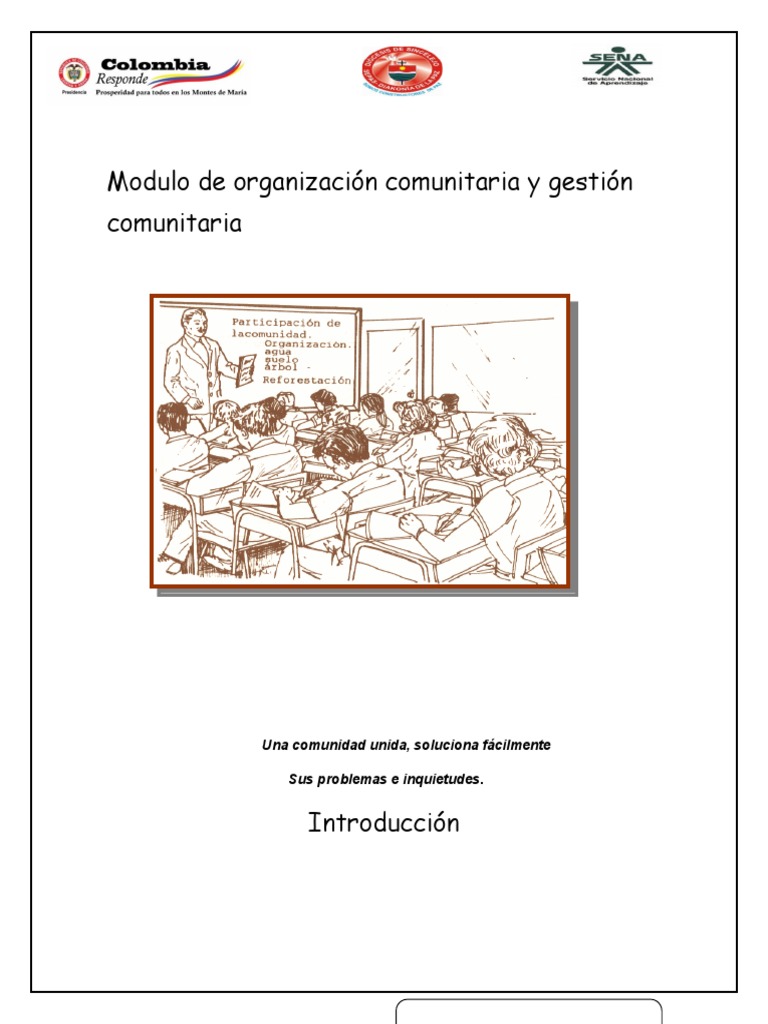 Modulo de Organización Comunitaria y Gestión Comunitaria Nov 11 | PDF | Gestión de recursos ...