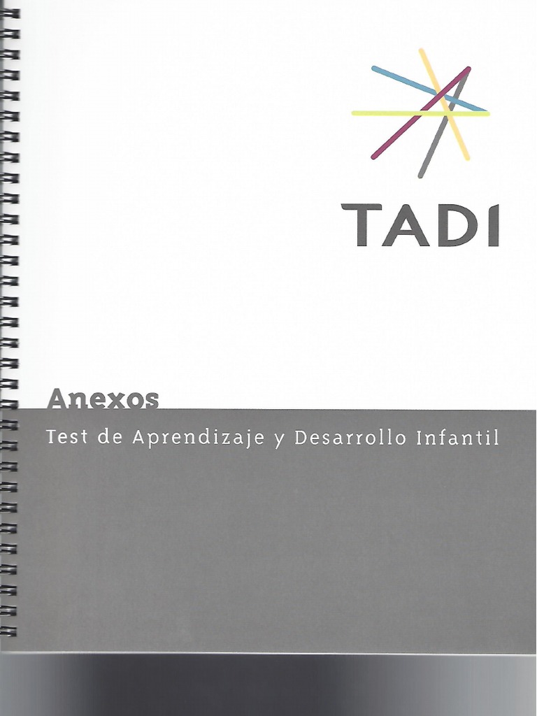 TADI - Protocolo Anexos en Manual Del Examinador | PDF