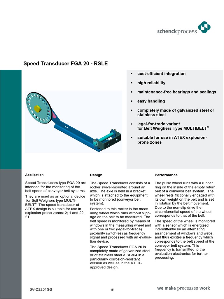 Speed Transducer | PDF | Belt (Mechanical) | Electrical Engineering