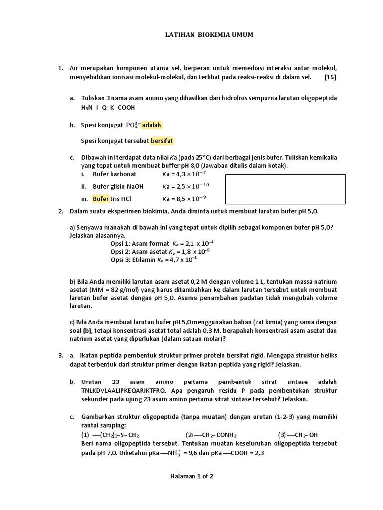 Latihan Soal KI2161 STEI 2022 | PDF
