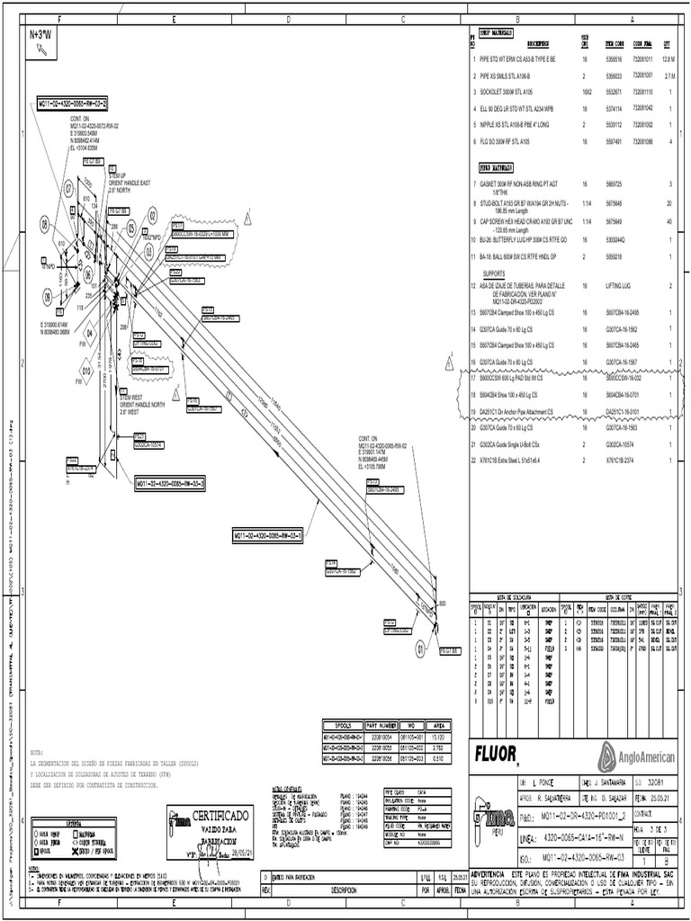 Fluor: Certificado | PDF | Mechanical Engineering
