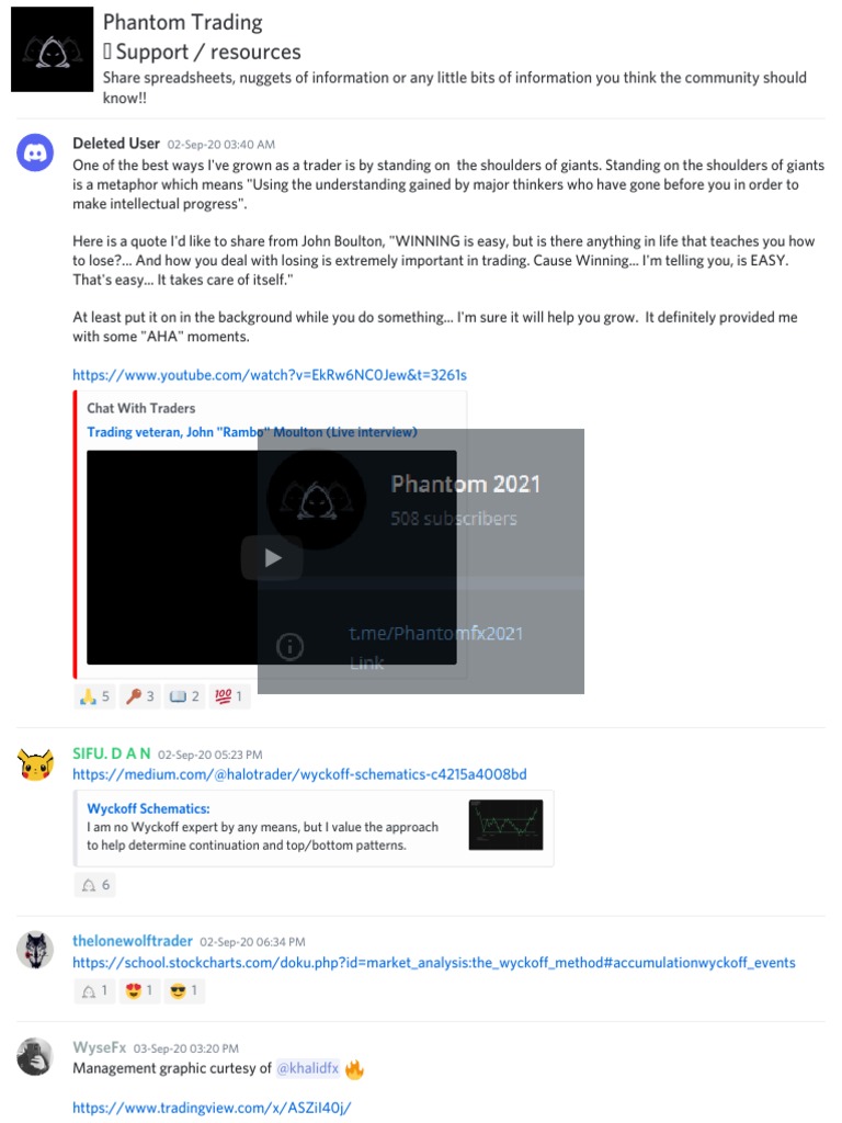 Phantom Trading Insights and Resources | PDF | Sleep | Neuro Linguistic ...