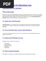 Photoshop MCQ Questions and Answers | PDF | Adobe Photoshop | Imaging