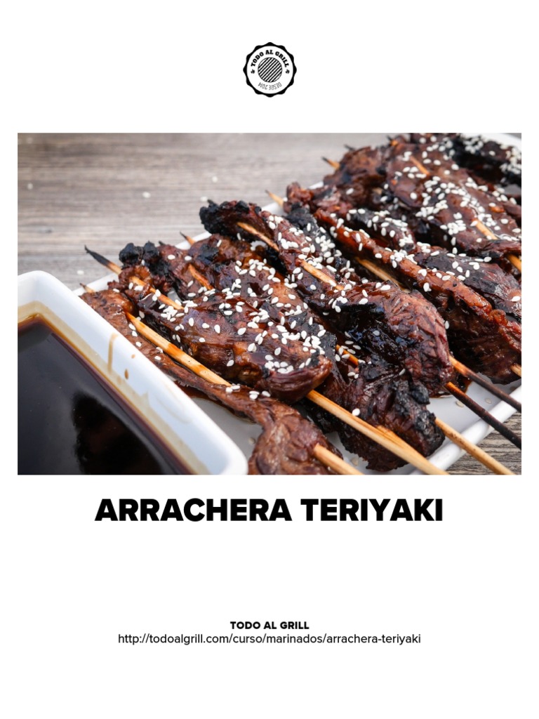 Arrachera Teriyaki | PDF | Cocinando | Alimentos