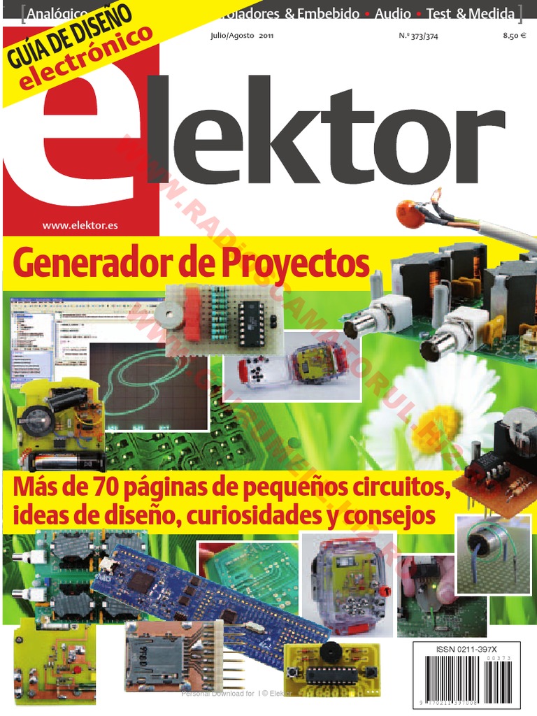 Elektor Julio - Agosto 2011 | PDF | Sistema Integrado | Arduino