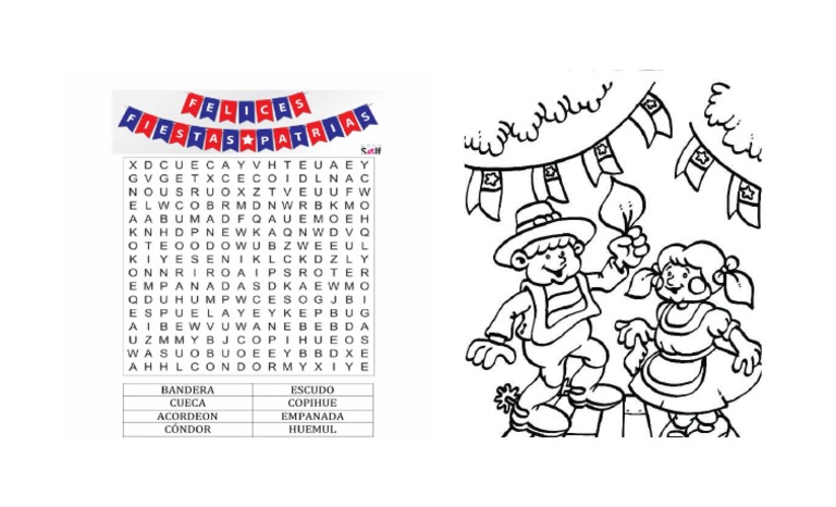 Ficha Fiestas Patrias | PDF