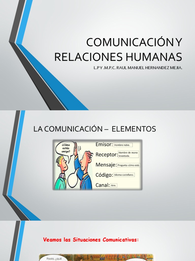 Comunicación y Relaciones Humanas Ii | PDF | Comunicación ...