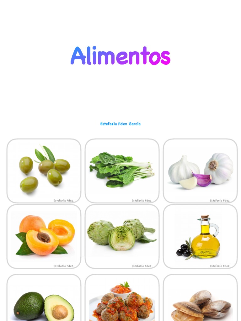 Vocabulario Alimentos | PDF