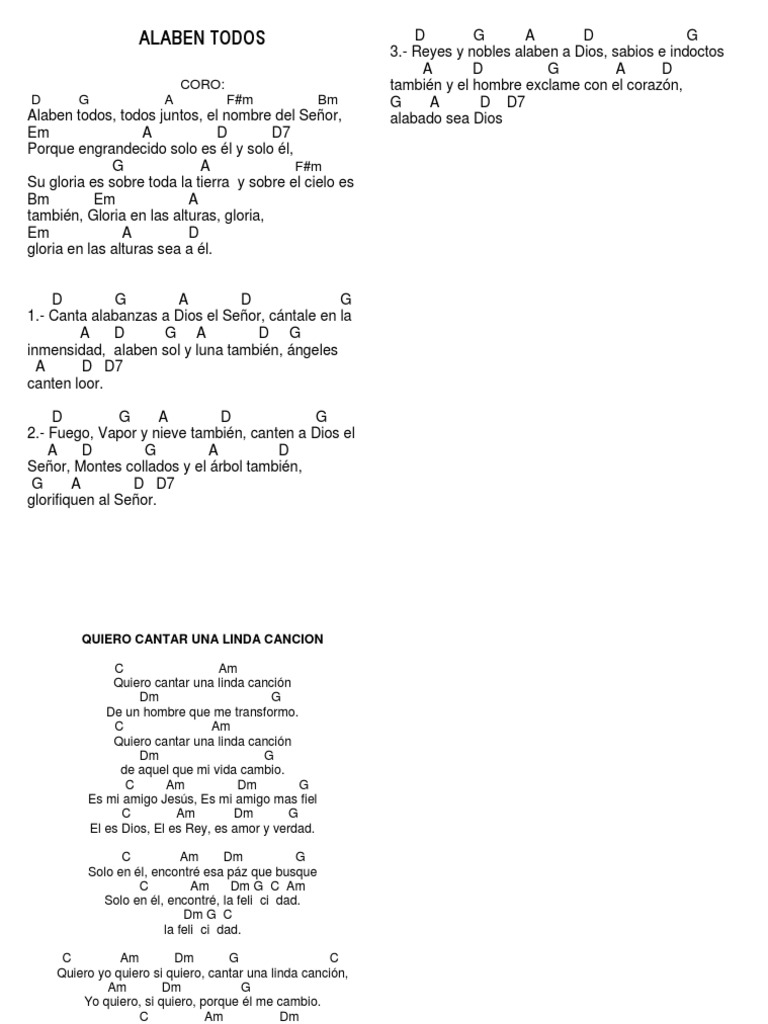 Alaben Todos | PDF | Creencia religiosa y doctrina