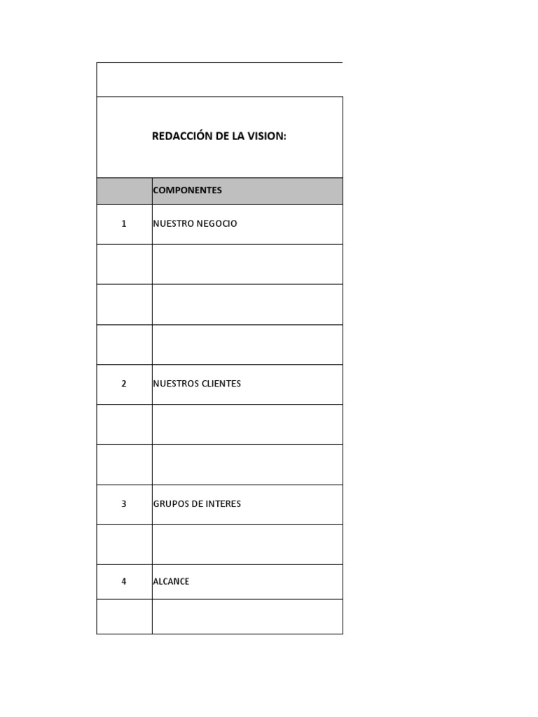 Grupo 6 Matriz Vision y Mision | PDF | Calidad (comercial) | Transporte Grupo 6 Matriz Vision y Mision | PDF | Calidad (comercial) | Transporte