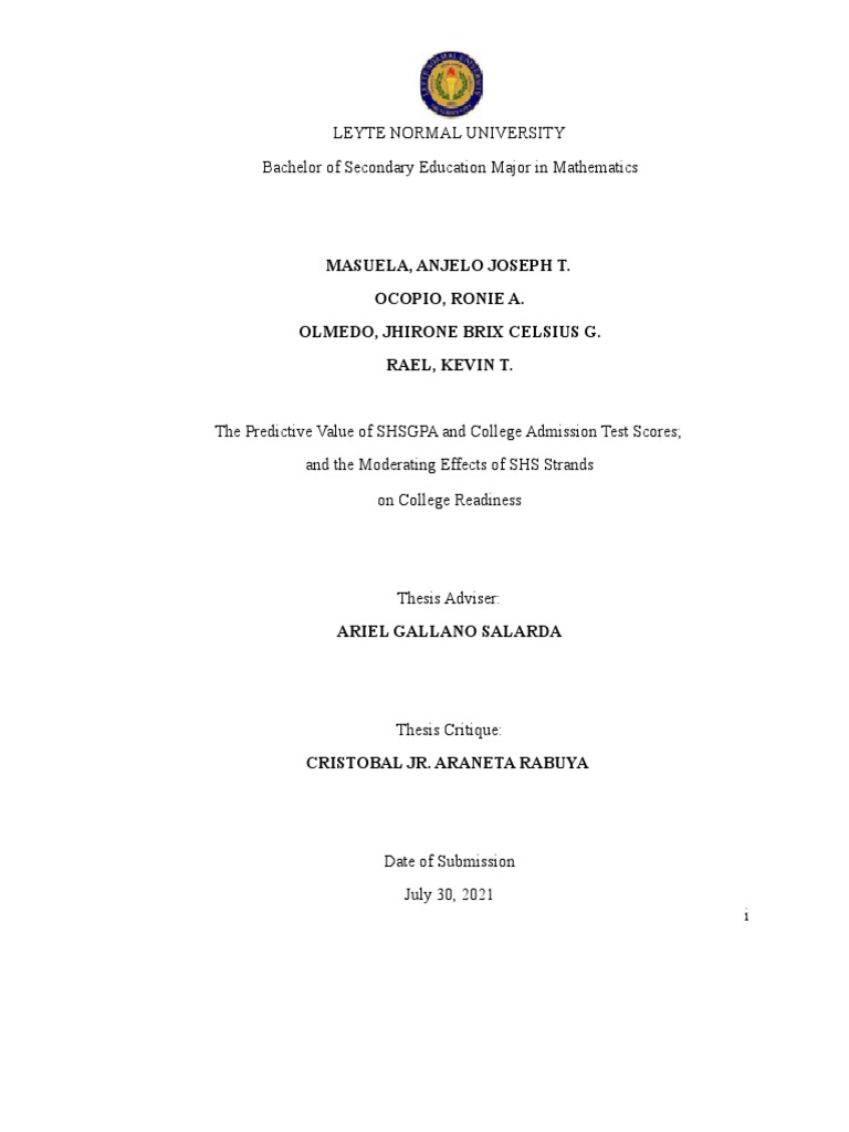 SM21-Research Proposal Manuscript (Masuela Ocopio Olmedo &rael) | PDF ...