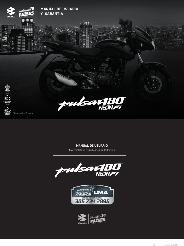 MU Pulsar 180 NEON FI 2022.2 | PDF | Motocicleta | Embrague