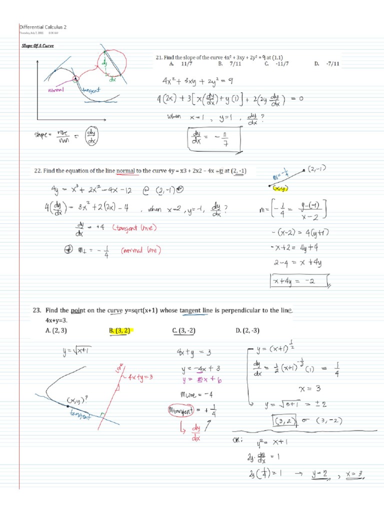 Diff Calc 2 | PDF