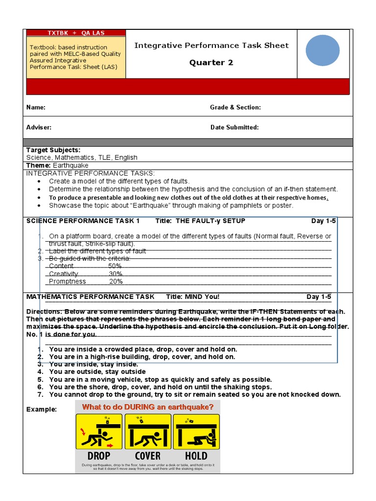 IPT Students 2nd Quarter 2 | PDF | Fault (Geology) | Sewing Machine