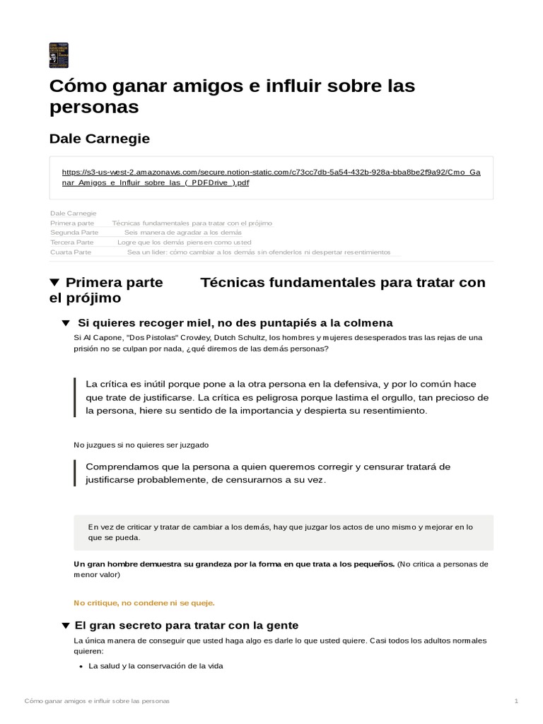 Claves para influir y hacer amigos | PDF | Felicidad | Razón