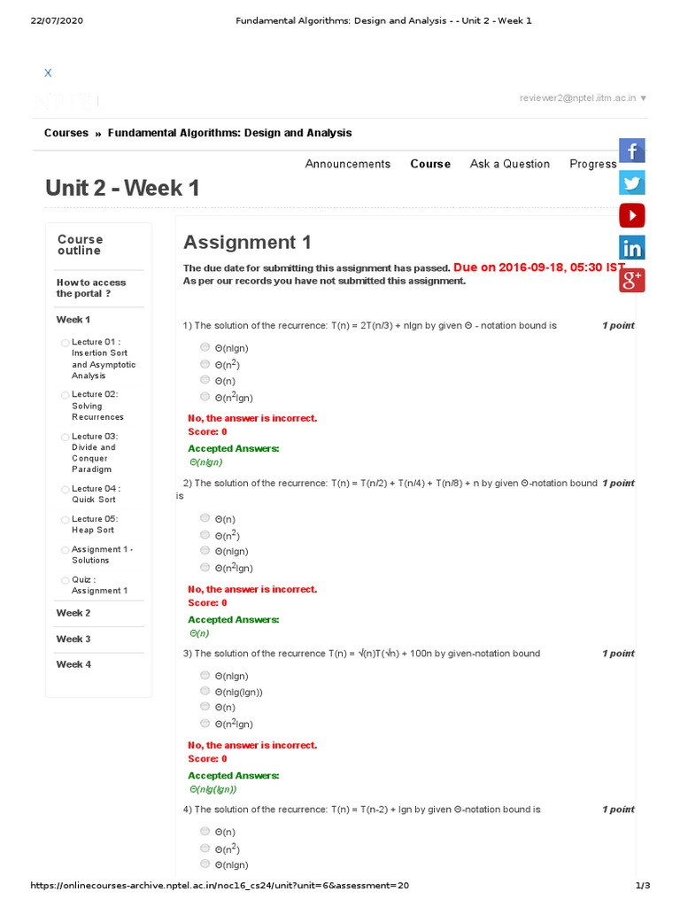 Noc16-Cs24 Week 01 Assignment 01 | PDF | Discrete Mathematics | Mathematical Logic