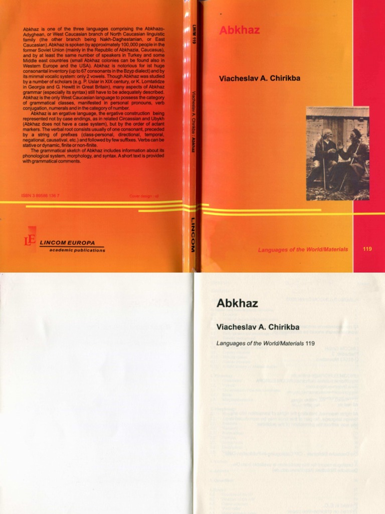 Overview of the Abkhaz Language | PDF | Linguistics | Grammar
