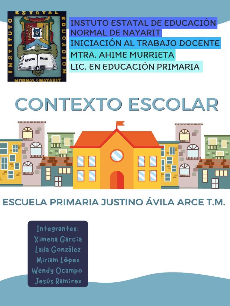 Análisis del Contexto Escolar en Nayarit | PDF | Infraestructura